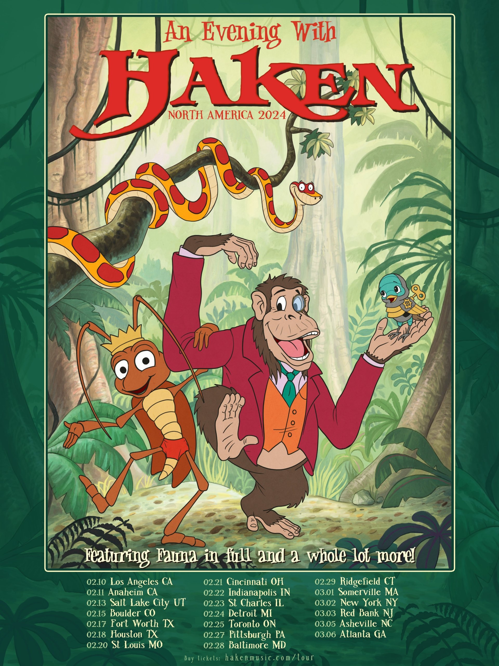 Haken to Play Fauna in Full on ‘An Evening With’ Tour Early Next Year