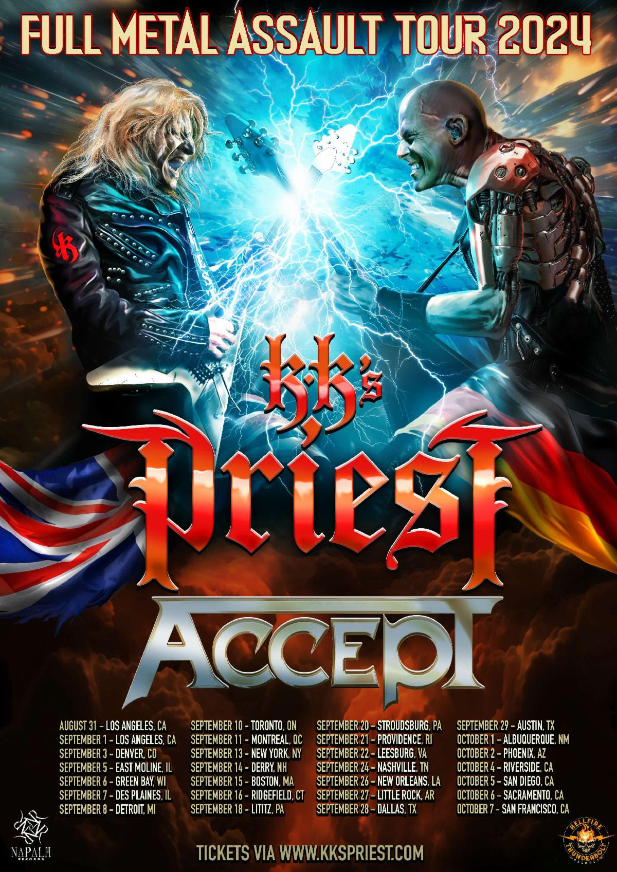 US Metal Concerts and Tours in New York - upcoming shows 2024