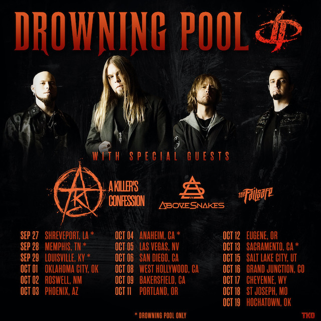 DROWNING POOL Announces Autumn U.S. Tour With A KILLER'S CONFESSION ...