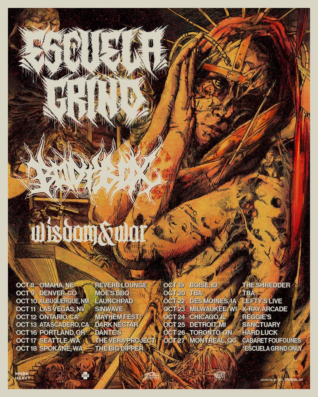 ESCUELA GRIND, BODYBOX Announce North American Tour