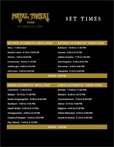 Metal concerts in Tennessee - upcoming tour dates